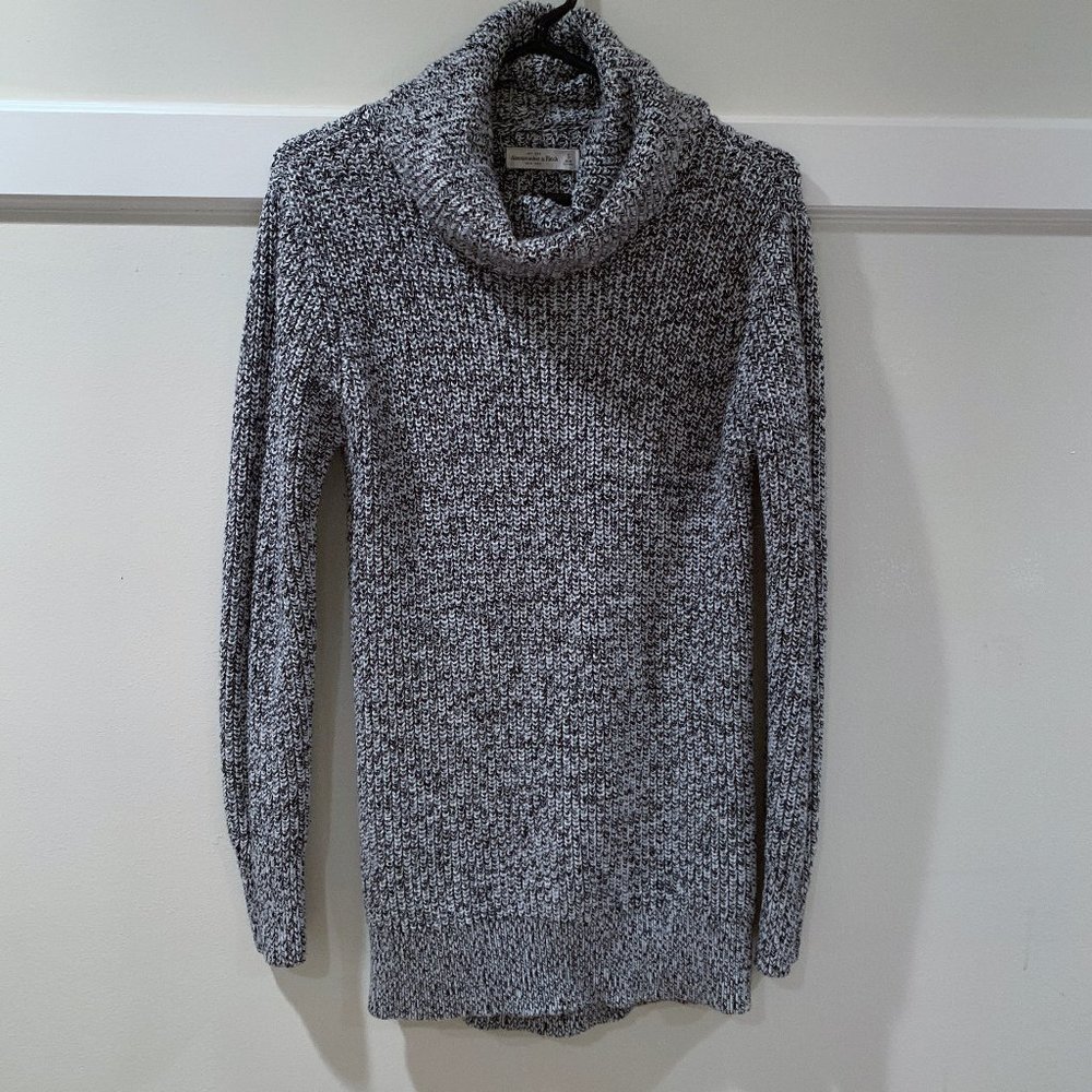 Abercrombie&Fitch Shaker Stitch Turtleneck Sweater - Gem